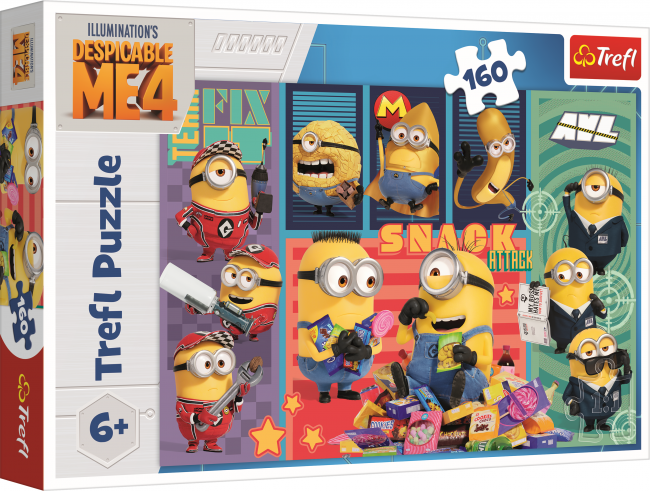 TREFL MINIONS Puzle "Minions", 160 gab. | XS Rotaļlietas | XS Rotaļlietas
