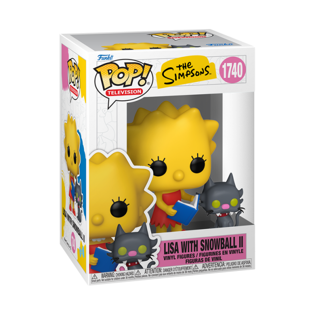 FUNKO POP! Vinila figūra: The Simpsons - Lisa with Snowball | XS ...